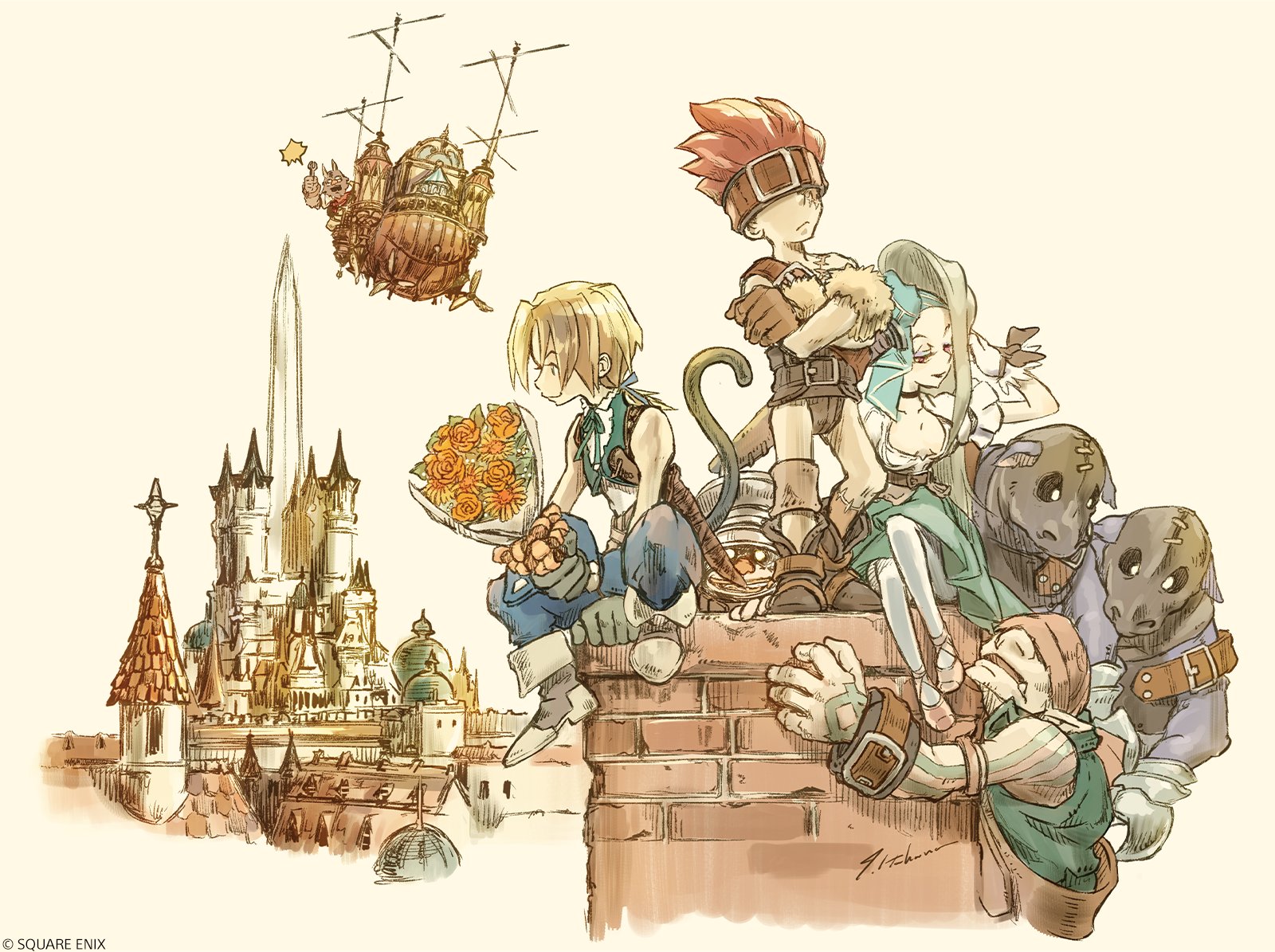 Arte para celebrar 23 años desde el lanzamiento de Final Fantasy IX ...