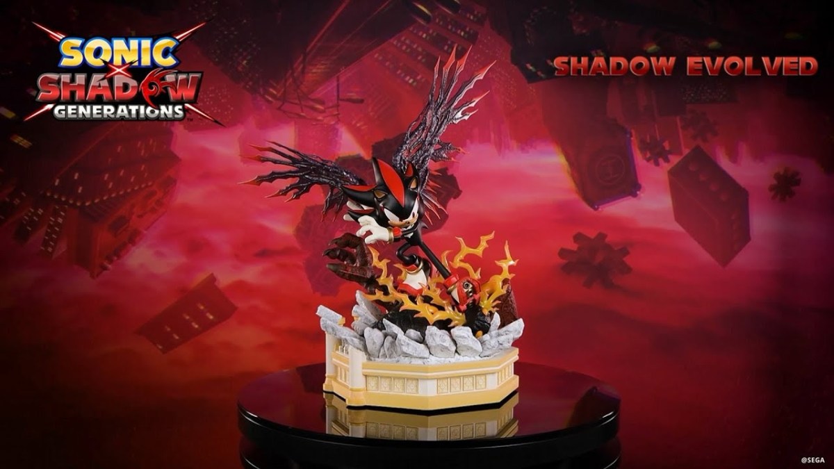 First 4 Figures presenta una estatua de Shadow Evolved de Sonic x ...